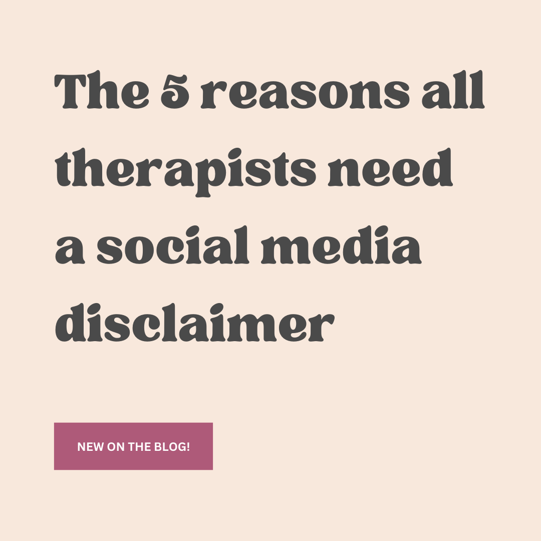 The 5 reasons all therapists need a social media disclaimer - Koala VA