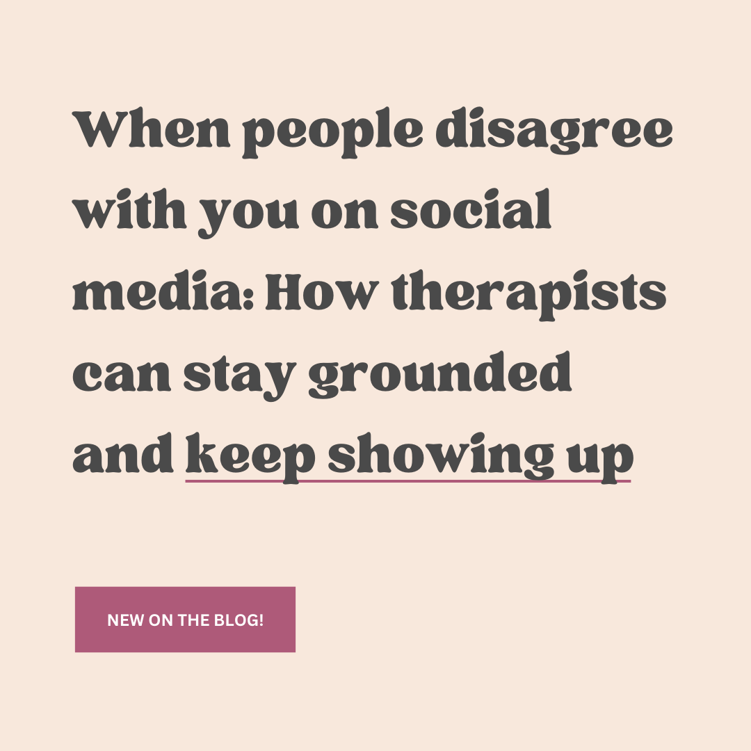When people disagree with you on social media: How therapists can stay ...